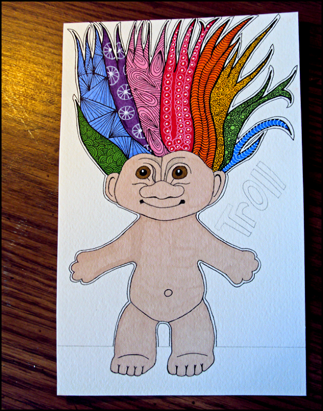 Draw Doodle and Decorate: A Troll for Luck